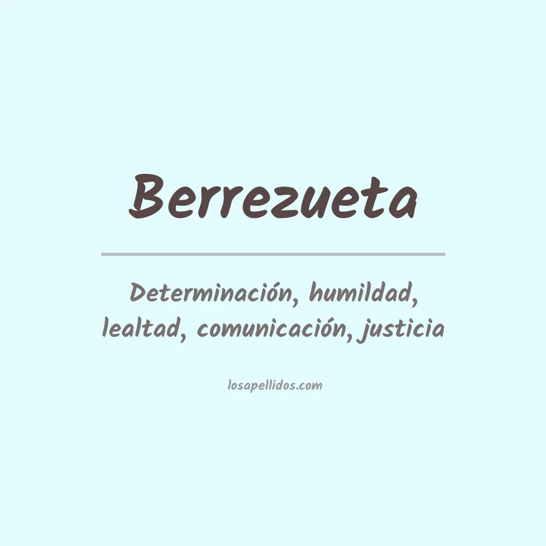 Significado del Apellido Berrezueta Significado del Apellido Berrezueta
